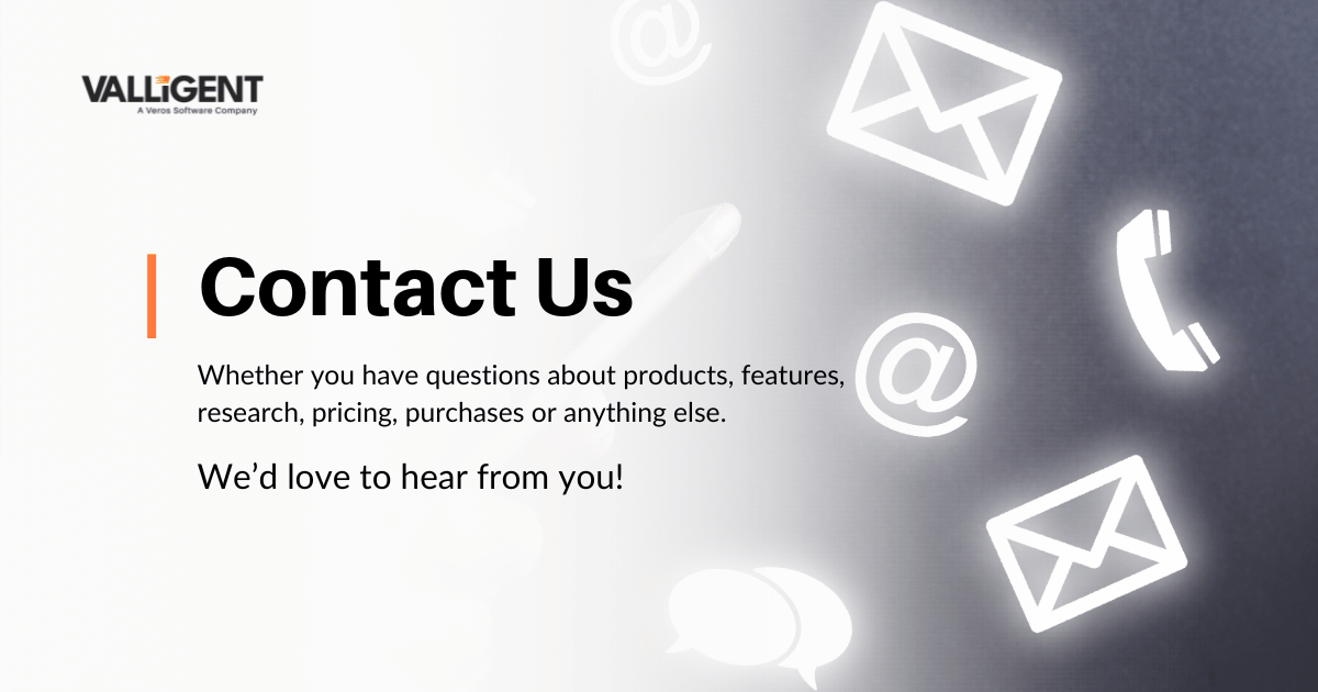 Contact | Valligent, a Veros Software Company
